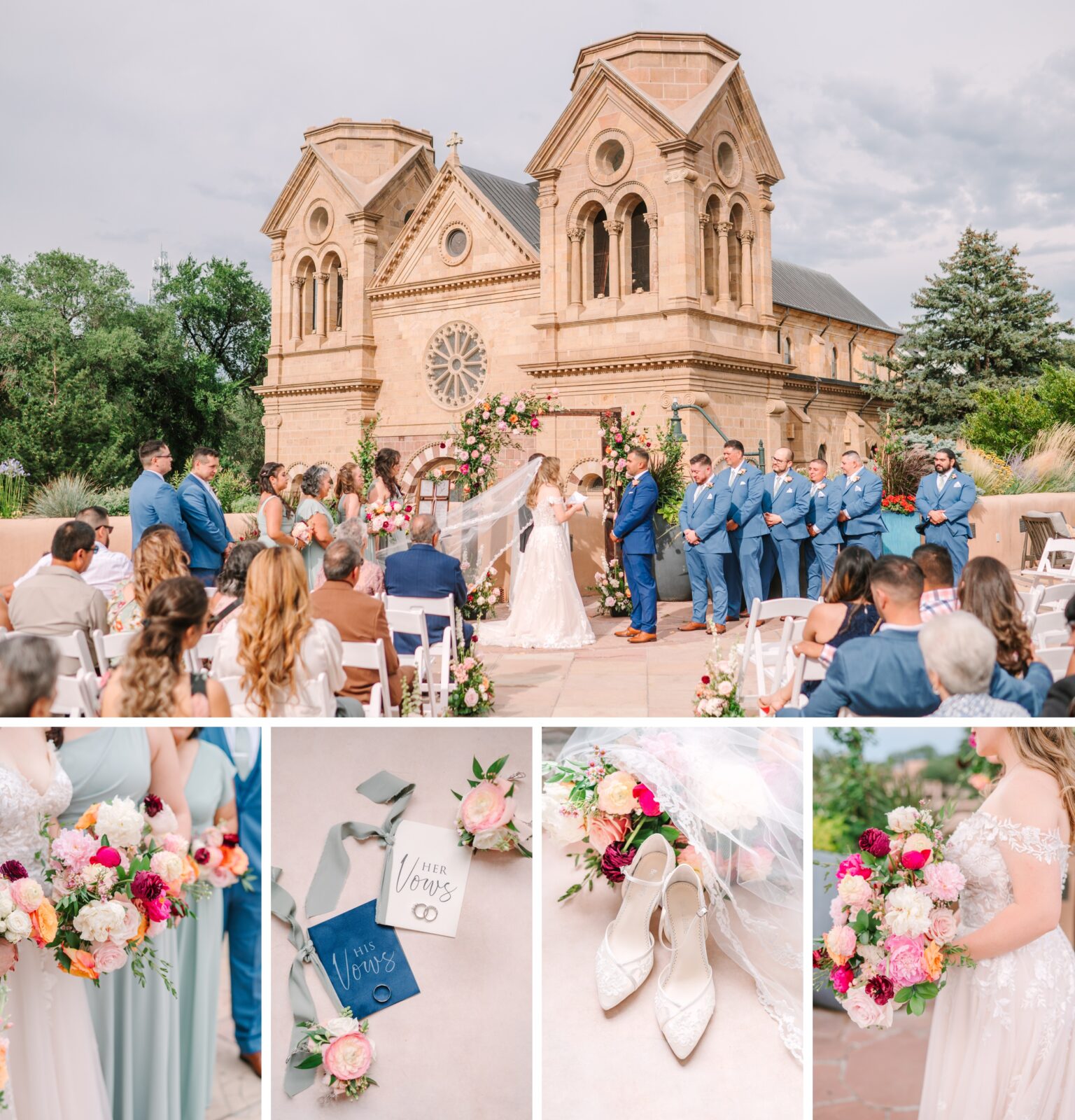 Colorful Wedding at La Fonda in Santa Fe | Nancy + Alex - Maura Jane Photography | Santa Fe ...