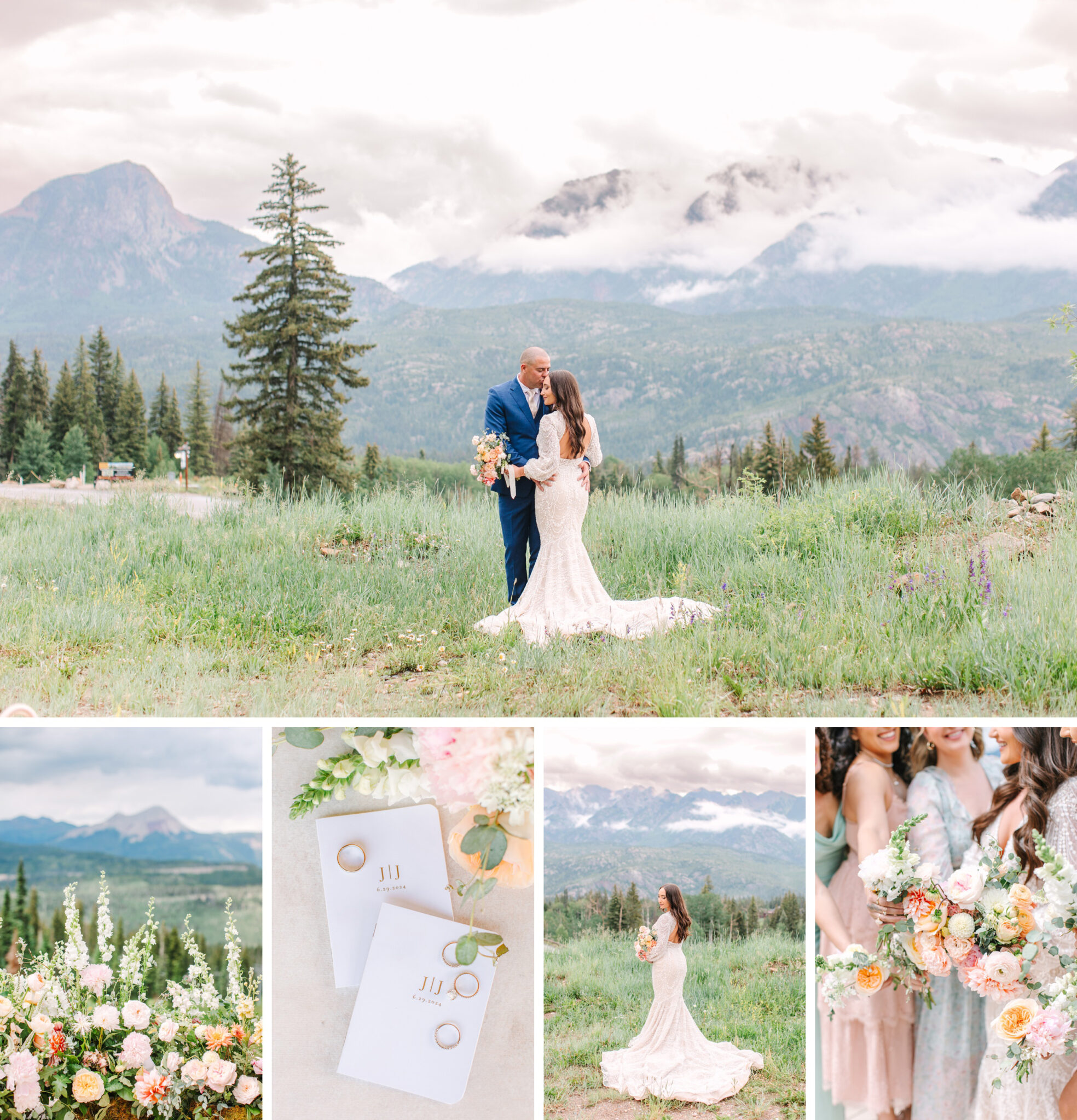 A Breathtaking Mountain Wedding at Purgatory in Durango | Jaclyn + Jake ...